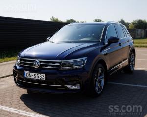 Blue Volkswagen Tiguan 2017 in Riga, with an engine capacity of 2.00 L and mileage of 227 thousand km for 18500 €, photo  on AUTOMOTO.COM.LV