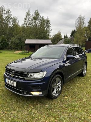 Zils Volkswagen Tiguan 2017 Liepāja, ar dzinēja tilpumu 2.00 L un nobraukumu 260 tūkst. km par 12995 €, foto  vietnē AUTOMOTO.COM.LV