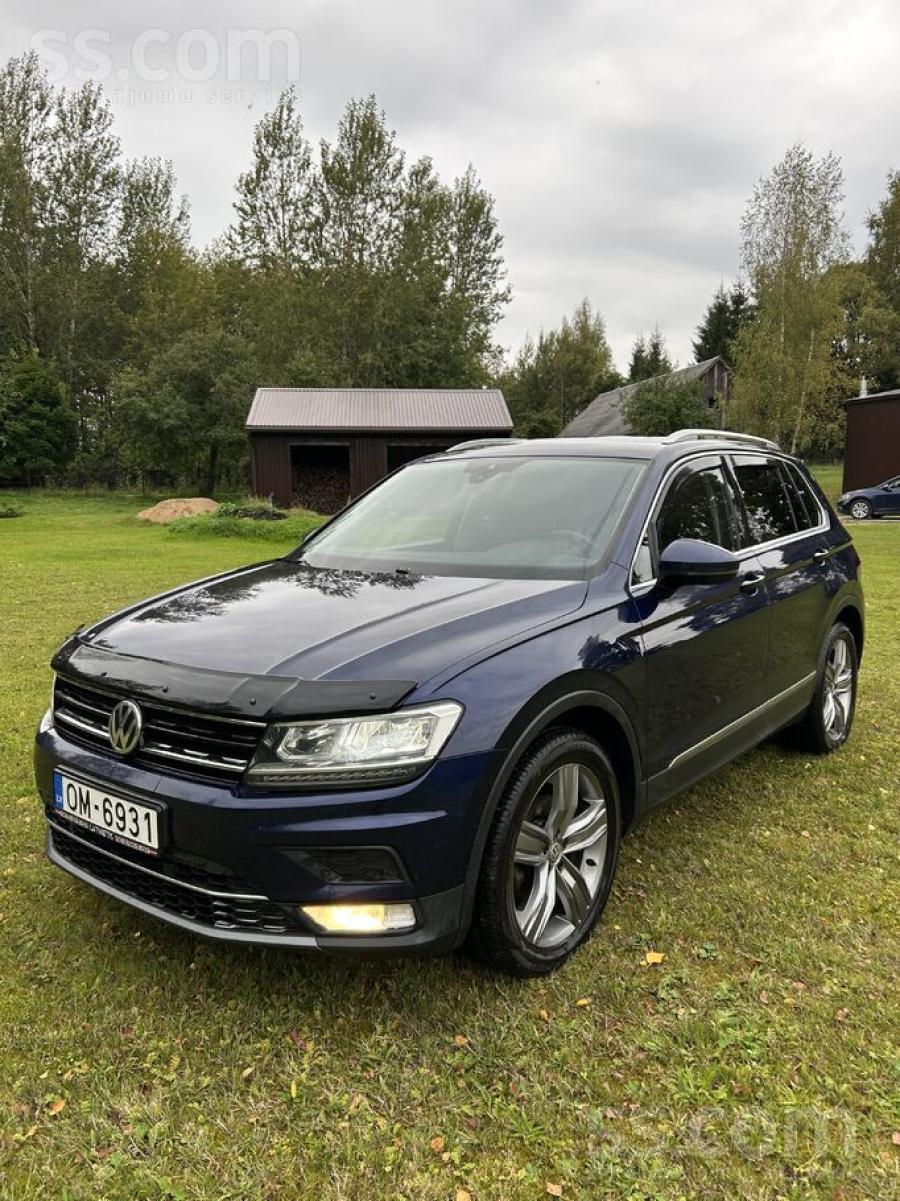 Zils Volkswagen Tiguan 2017 Liepāja, ar dzinēja tilpumu 2.00 L un nobraukumu 260 tūkst. km par 12995 €, foto 1 vietnē AUTOMOTO.COM.LV