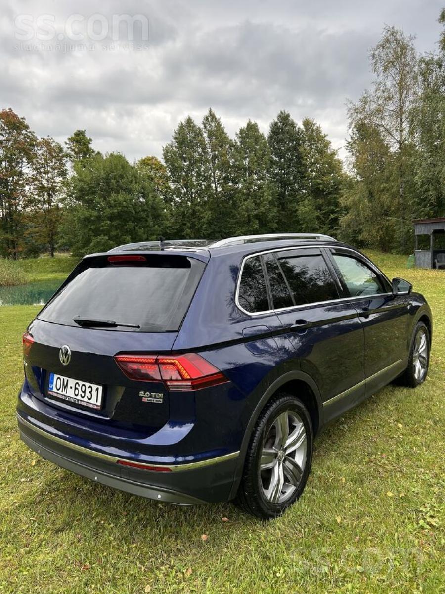 Zils Volkswagen Tiguan 2017 Liepāja, ar dzinēja tilpumu 2.00 L un nobraukumu 260 tūkst. km par 12995 €, foto 5 vietnē AUTOMOTO.COM.LV