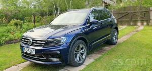 Blue Volkswagen Tiguan 2018 in Riga, with an engine capacity of 2.00 L and mileage of 134 thousand km for 23100 €, photo 19 on AUTOMOTO.COM.LV