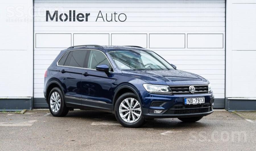 Zils Volkswagen Tiguan 2018 Rīga, ar dzinēja tilpumu 2.00 L un nobraukumu 113 tūkst. km par 19000 €, foto 2 vietnē AUTOMOTO.COM.LV