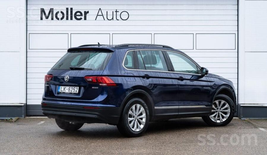 Zils Volkswagen Tiguan 2018 Rīga, ar dzinēja tilpumu 2.00 L un nobraukumu 163 tūkst. km par 17900 €, foto 4 vietnē AUTOMOTO.COM.LV