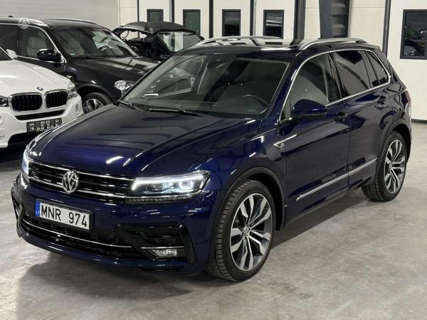 Blue Volkswagen Tiguan 2018 in Marijampole, with an engine capacity of 1.97 L and mileage of 84 thousand km for 22700 €, photo 10 on AUTOMOTO.COM.LV