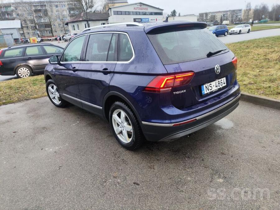 Zils Volkswagen Tiguan 2018 Rīga, ar dzinēja tilpumu 2.00 L un nobraukumu 172 tūkst. km par 19000 €, foto 3 vietnē AUTOMOTO.COM.LV