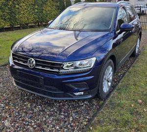Blue Volkswagen Tiguan 2018 in Jurbarkas, with an engine capacity of 1.97 L and mileage of 209 thousand km for 17350 €, photo  on AUTOMOTO.COM.LV