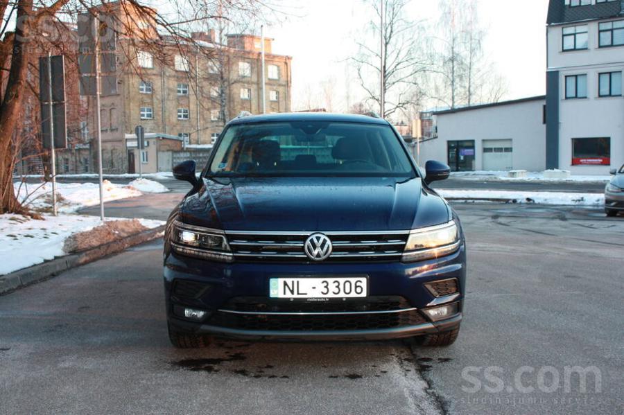 Zils Volkswagen Tiguan 2018 Rīga, ar dzinēja tilpumu 2.00 L un nobraukumu 175 tūkst. km par 17200 €, foto 2 vietnē AUTOMOTO.COM.LV
