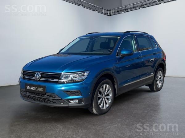 Blue Volkswagen Tiguan 2018 in Riga, with an engine capacity of 2.00 L and mileage of 138 thousand km for 16330 €, photo 1 on AUTOMOTO.COM.LV