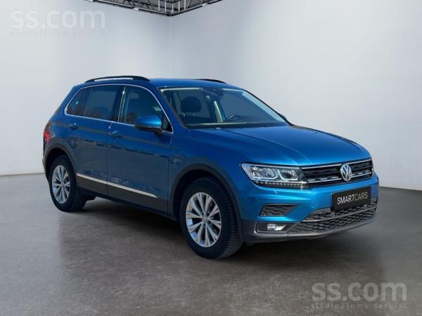 Blue Volkswagen Tiguan 2018 in Riga, with an engine capacity of 2.00 L and mileage of 138 thousand km for 16330 €, photo 7 on AUTOMOTO.COM.LV