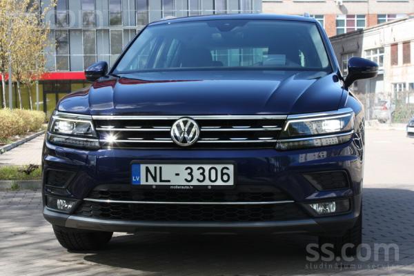 Zils Volkswagen Tiguan 2018 Rīga, ar dzinēja tilpumu 2.00 L un nobraukumu 182 tūkst. km par 16100 €, foto 3 vietnē AUTOMOTO.COM.LV