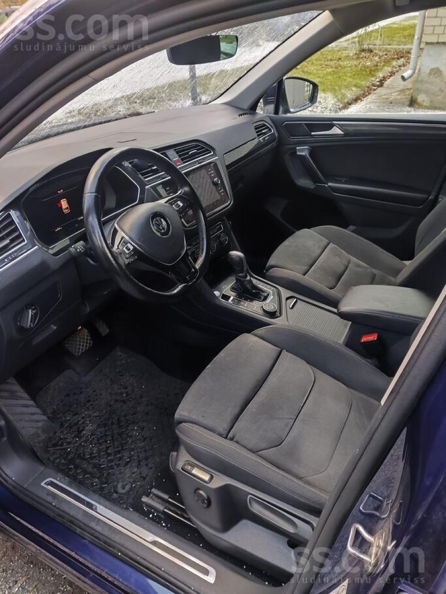 Zils Volkswagen Tiguan 2018 Rīga, ar dzinēja tilpumu 2.00 L un nobraukumu 174 tūkst. km par 16500 €, foto 5 vietnē AUTOMOTO.COM.LV
