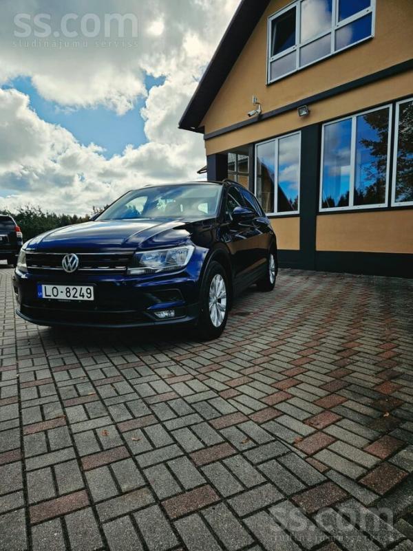 Blue Volkswagen Tiguan 2018 in Rezekne, with an engine capacity of 2.00 L and mileage of 199 thousand km for 13000 €, photo 4 on AUTOMOTO.COM.LV