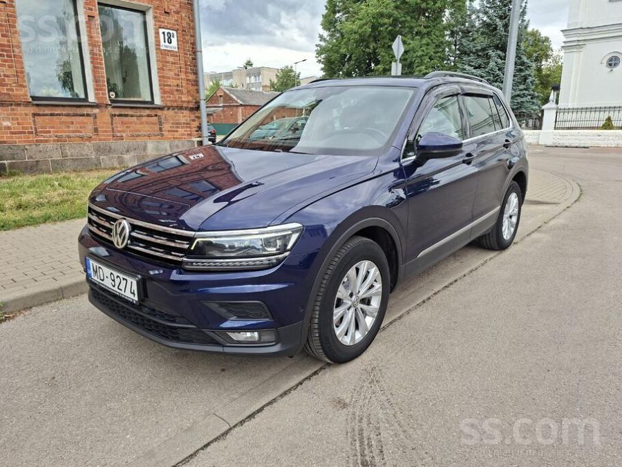 Zils Volkswagen Tiguan 2019 Daugavpils, ar dzinēja tilpumu 2.00 L un nobraukumu 92 tūkst. km par 18700 €, foto 3 vietnē AUTOMOTO.COM.LV