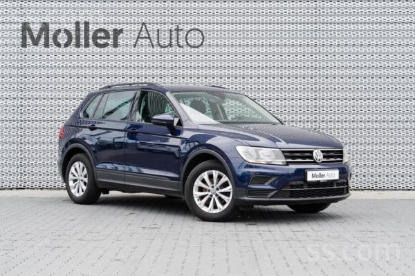 Blue Volkswagen Tiguan 2019 in Riga, with an engine capacity of 2.00 L and mileage of 123 thousand km for 17850 €, photo 2 on AUTOMOTO.COM.LV