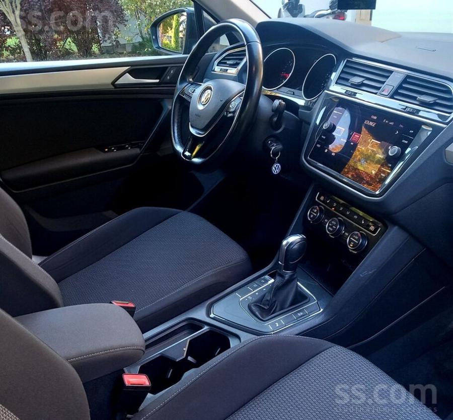 Zils Volkswagen Tiguan 2019 Rīga, ar dzinēja tilpumu 2.00 L un nobraukumu 156 tūkst. km par 14100 €, foto 13 vietnē AUTOMOTO.COM.LV