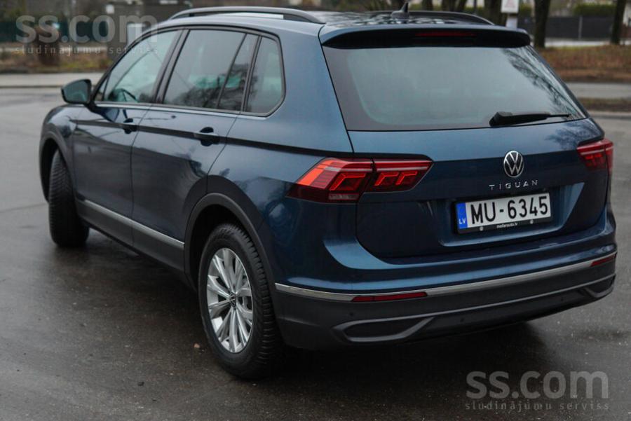 Zils Volkswagen Tiguan 2021 Rīga, ar dzinēja tilpumu 1.50 L un nobraukumu 69 tūkst. km par 21000 €, foto 3 vietnē AUTOMOTO.COM.LV
