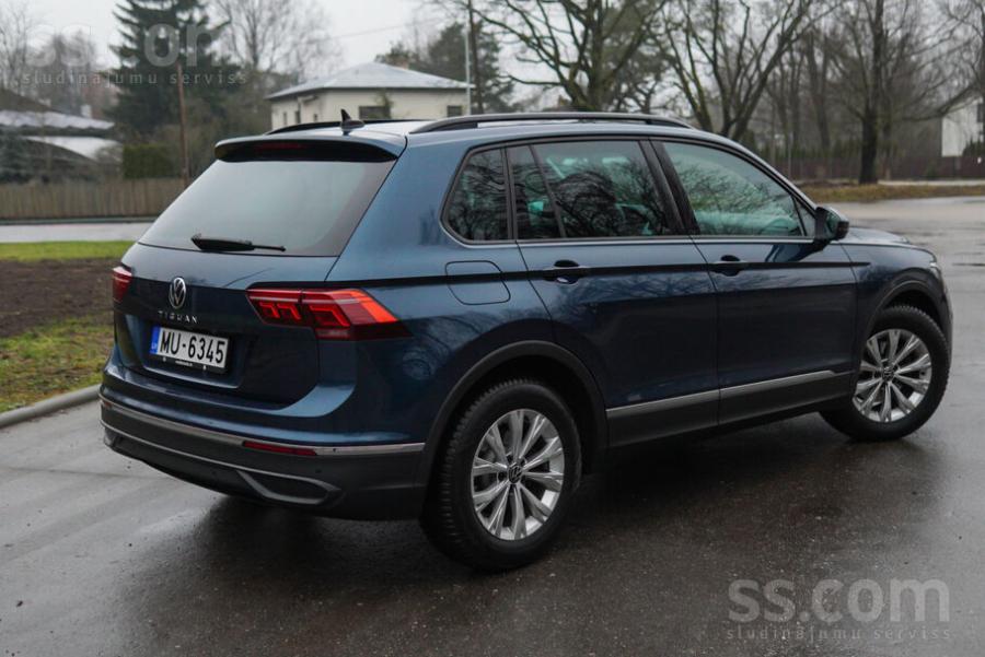 Zils Volkswagen Tiguan 2021 Rīga, ar dzinēja tilpumu 1.50 L un nobraukumu 69 tūkst. km par 21000 €, foto 4 vietnē AUTOMOTO.COM.LV