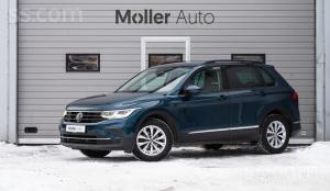 Zils Volkswagen Tiguan 2021 Jelgava, ar dzinēja tilpumu 1.50 L un nobraukumu 150 tūkst. km par 22900 €, foto  vietnē AUTOMOTO.COM.LV
