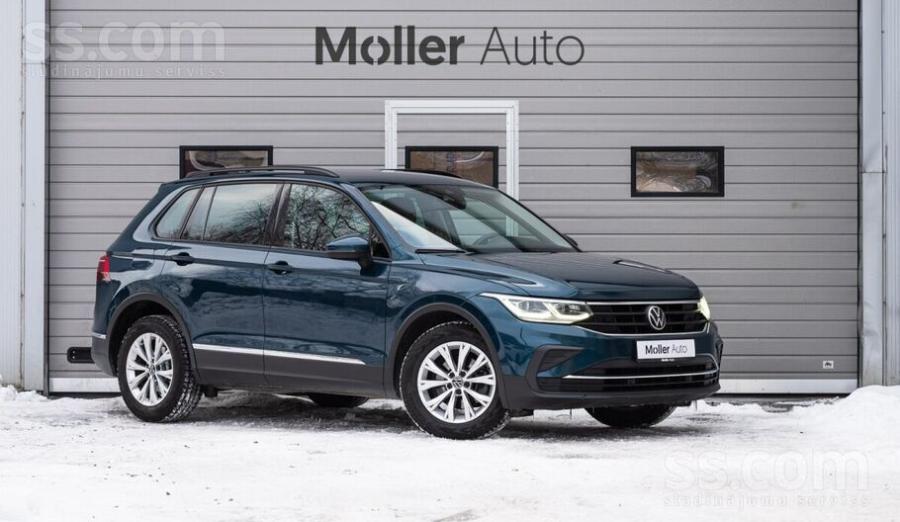 Zils Volkswagen Tiguan 2021 Jelgava, ar dzinēja tilpumu 1.50 L un nobraukumu 150 tūkst. km par 22900 €, foto 2 vietnē AUTOMOTO.COM.LV