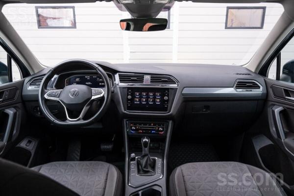 Zils Volkswagen Tiguan 2021 Jelgava, ar dzinēja tilpumu 1.50 L un nobraukumu 150 tūkst. km par 22900 €, foto 9 vietnē AUTOMOTO.COM.LV