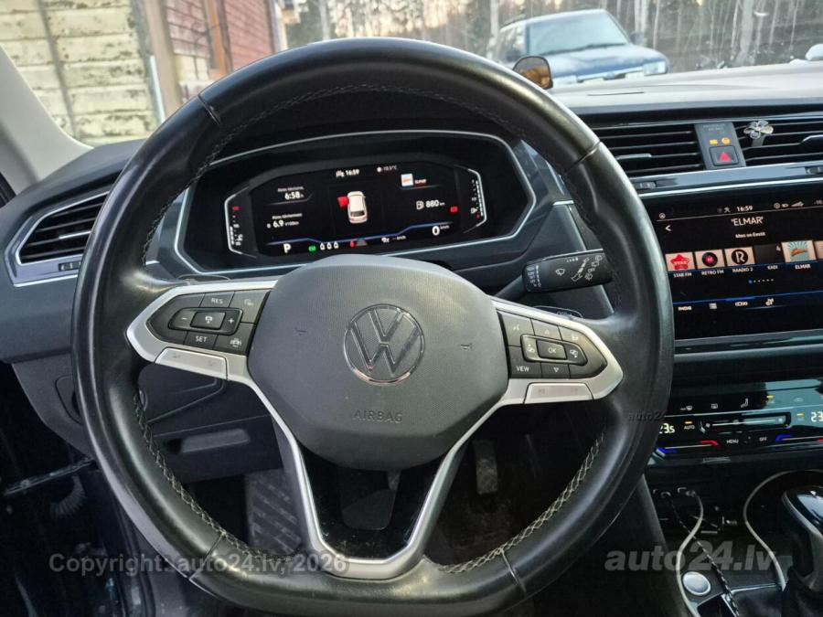 Zils Volkswagen Tiguan 2021 Kuresāre, ar dzinēja tilpumu 1.50 L un nobraukumu 156 tūkst. km par 19900 €, foto 6 vietnē AUTOMOTO.COM.LV