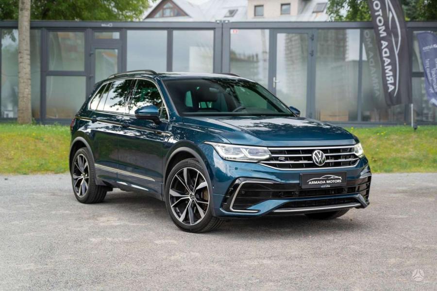 Zils Volkswagen Tiguan 2021 Viļņa, ar dzinēja tilpumu 1.97 L un nobraukumu 189 tūkst. km par 23900 €, foto 1 vietnē AUTOMOTO.COM.LV