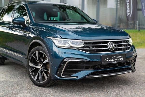 Blue Volkswagen Tiguan 2021 in Vilnius, with an engine capacity of 1.97 L and mileage of 189 thousand km for 23900 €, photo 2 on AUTOMOTO.COM.LV