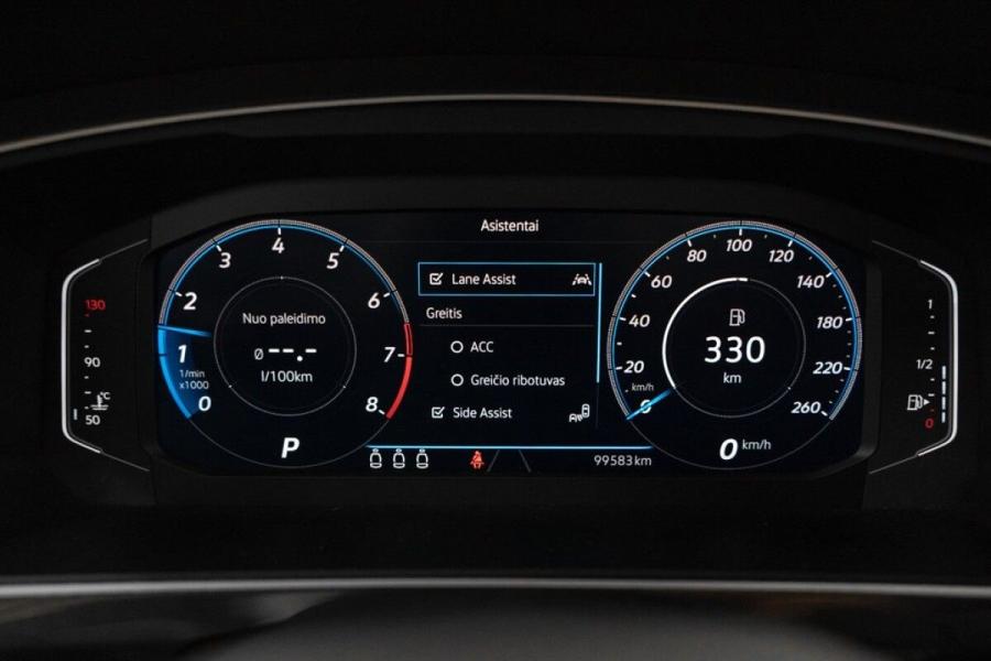 Zils Volkswagen Tiguan 2021 Viļņa, ar dzinēja tilpumu 1.50 L un nobraukumu 99 tūkst. km par 27000 €, foto 16 vietnē AUTOMOTO.COM.LV