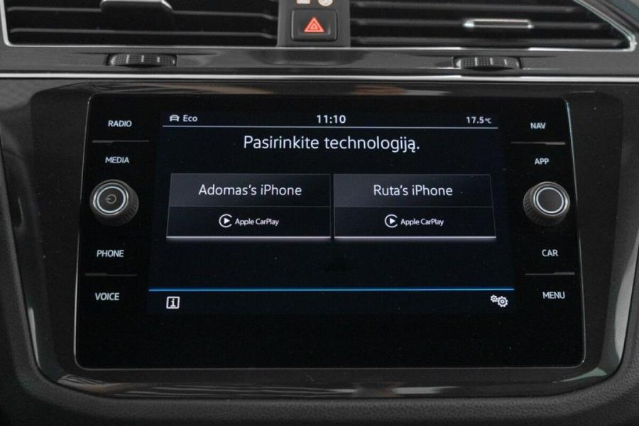 Zils Volkswagen Tiguan 2021 Viļņa, ar dzinēja tilpumu 1.50 L un nobraukumu 99 tūkst. km par 27000 €, foto 22 vietnē AUTOMOTO.COM.LV