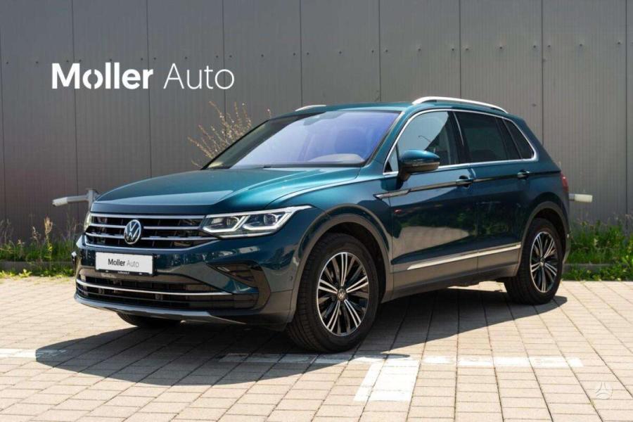 Zils Volkswagen Tiguan 2021 Viļņa, ar dzinēja tilpumu 2.00 L un nobraukumu 102 tūkst. km par 25300 €, foto 1 vietnē AUTOMOTO.COM.LV