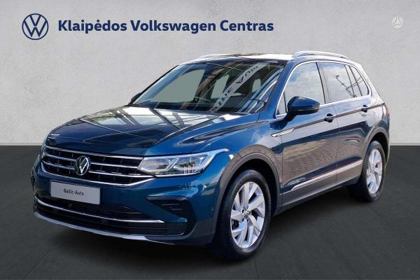 Zils Volkswagen Tiguan 2021 Klaipėda, ar dzinēja tilpumu 1.50 L un nobraukumu 17 tūkst. km par 26800 €, foto 1 vietnē AUTOMOTO.COM.LV