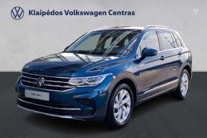 Zils Volkswagen Tiguan 2021 Klaipėda, ar dzinēja tilpumu 1.50 L un nobraukumu 17 tūkst. km par 26800 €, foto  vietnē AUTOMOTO.COM.LV