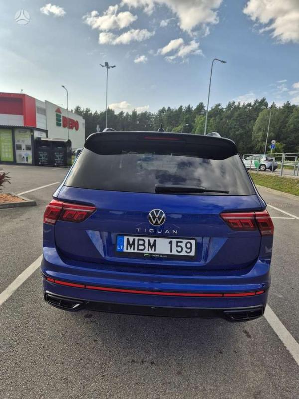 Blue Volkswagen Tiguan 2021 in Vilnius, with an engine capacity of 1.50 L and mileage of 69 thousand km for 25500 €, photo 11 on AUTOMOTO.COM.LV