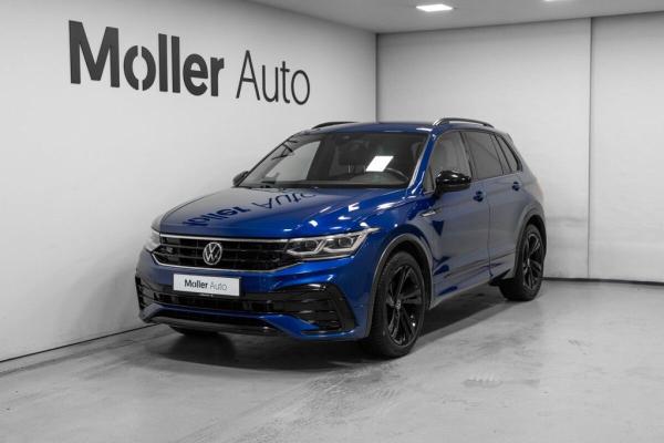 Blue Volkswagen Tiguan 2021 in Vilnius, with an engine capacity of 1.50 L and mileage of 103 thousand km for 25950 €, photo 1 on AUTOMOTO.COM.LV