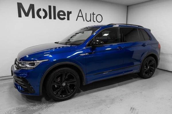 Blue Volkswagen Tiguan 2021 in Vilnius, with an engine capacity of 1.50 L and mileage of 103 thousand km for 25950 €, photo 3 on AUTOMOTO.COM.LV