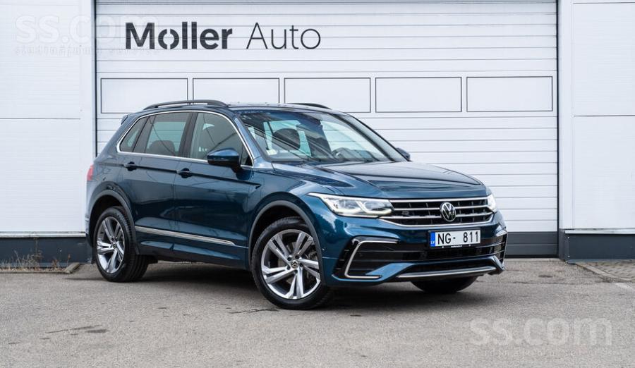 Zils Volkswagen Tiguan 2022 Rīga, ar dzinēja tilpumu 1.40 L un nobraukumu 50 tūkst. km par 29400 €, foto 2 vietnē AUTOMOTO.COM.LV