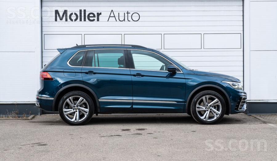 Zils Volkswagen Tiguan 2022 Rīga, ar dzinēja tilpumu 1.40 L un nobraukumu 50 tūkst. km par 29400 €, foto 5 vietnē AUTOMOTO.COM.LV