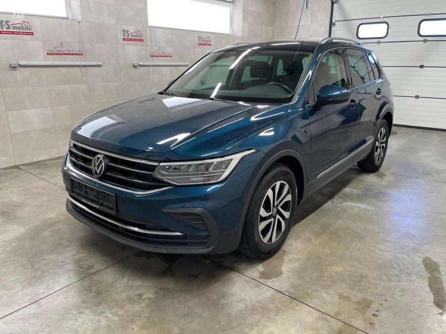 Zils Volkswagen Tiguan 2022 Marijampole, ar dzinēja tilpumu 1.50 L un nobraukumu 132 tūkst. km par 21538 €, foto 1 vietnē AUTOMOTO.COM.LV