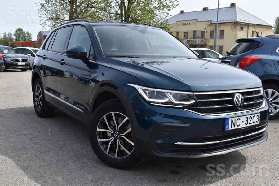 Zils Volkswagen Tiguan 2022 Kuldīga, ar dzinēja tilpumu 1.40 L un nobraukumu 0 tūkst. km par 27990 €, foto 5 vietnē AUTOMOTO.COM.LV