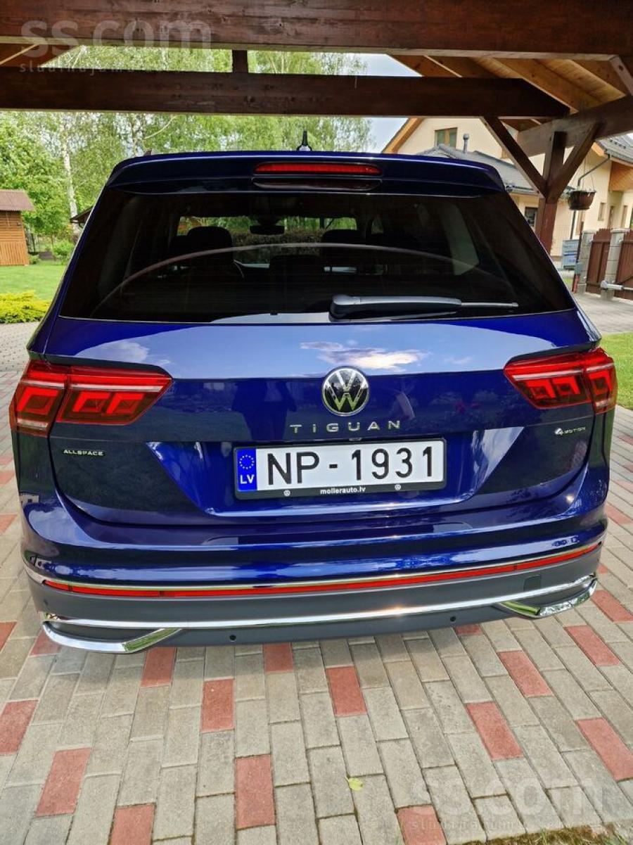 Zils Volkswagen Tiguan 2023 Jelgava, ar dzinēja tilpumu 2.00 L un nobraukumu 39 tūkst. km par 32400 €, foto 4 vietnē AUTOMOTO.COM.LV