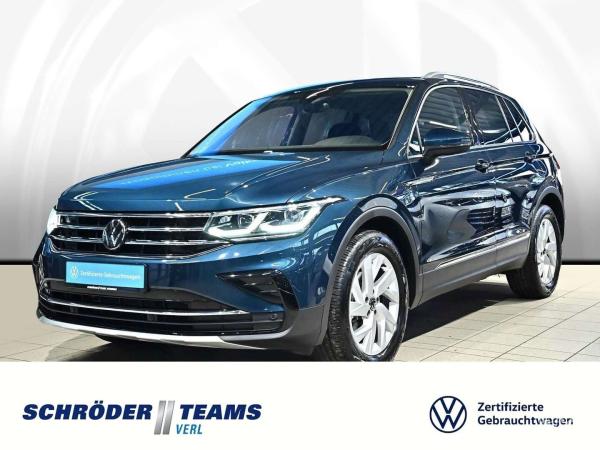 Zils Volkswagen Tiguan 2023 Kauņa, ar dzinēja tilpumu 1.50 L un nobraukumu 19 tūkst. km par 32679 €, foto 1 vietnē AUTOMOTO.COM.LV