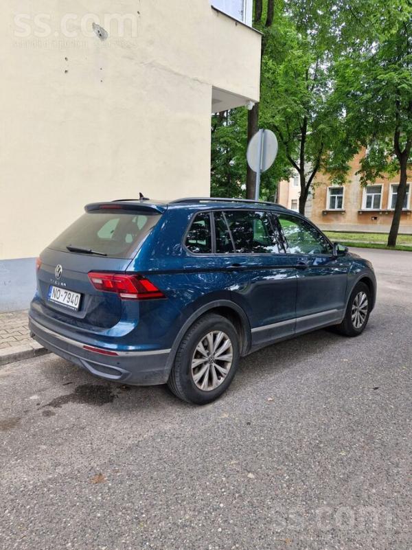 Blue Volkswagen Tiguan 2023 in Daugavpils, with an engine capacity of 1.50 L and mileage of 18 thousand km for 24000 €, photo 8 on AUTOMOTO.COM.LV