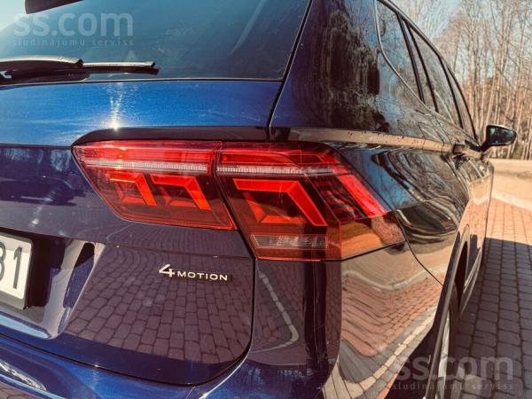 Blue Volkswagen Tiguan 2023 in Riga, with an engine capacity of 2.00 L and mileage of 54 thousand km for 30700 €, photo 9 on AUTOMOTO.COM.LV