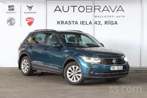 Blue Volkswagen Tiguan 2023 in Riga, with an engine capacity of 2.00 L and mileage of 100 thousand km for 22500 €, photo 4 on AUTOMOTO.COM.LV