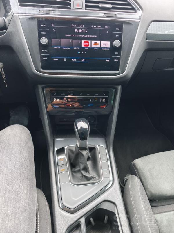 Blue Volkswagen Tiguan 2023 in Ventspils, with an engine capacity of 1.50 L and mileage of 54 thousand km for 22800 €, photo 6 on AUTOMOTO.COM.LV
