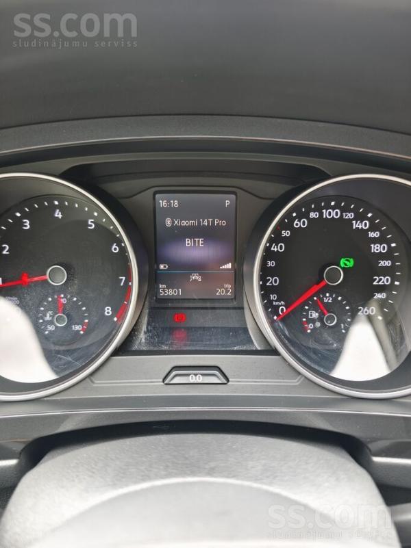 Blue Volkswagen Tiguan 2023 in Ventspils, with an engine capacity of 1.50 L and mileage of 54 thousand km for 22800 €, photo 7 on AUTOMOTO.COM.LV