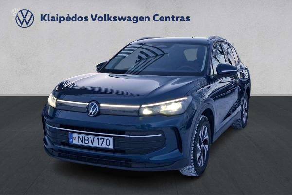 Zils Volkswagen Tiguan 2024 Klaipėda, ar dzinēja tilpumu 1.50 L un nobraukumu 43 tūkst. km par 31300 €, foto 1 vietnē AUTOMOTO.COM.LV
