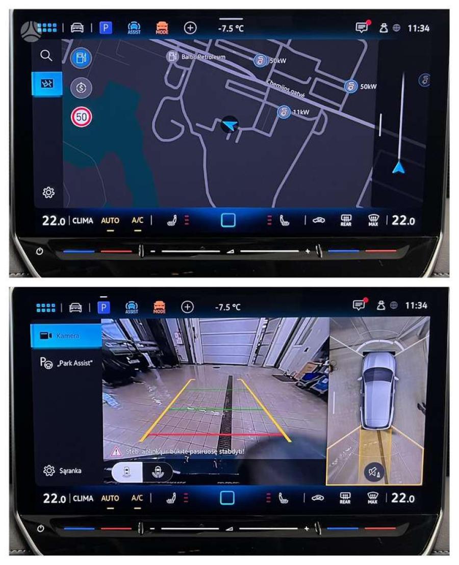 Blue Volkswagen Tiguan 2024 in Kaunas, with an engine capacity of 1.50 L and mileage of 56 thousand km for 29200 €, photo 13 on AUTOMOTO.COM.LV