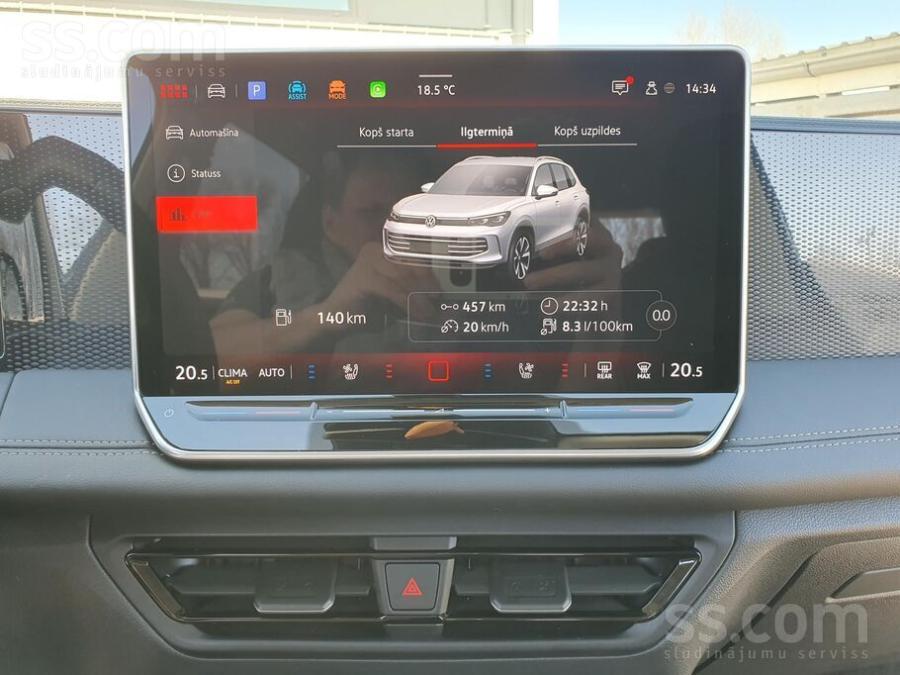Zils Volkswagen Tiguan 2024 Rīga, ar dzinēja tilpumu 1.50 L un nobraukumu 43 tūkst. km par 31900 €, foto 25 vietnē AUTOMOTO.COM.LV