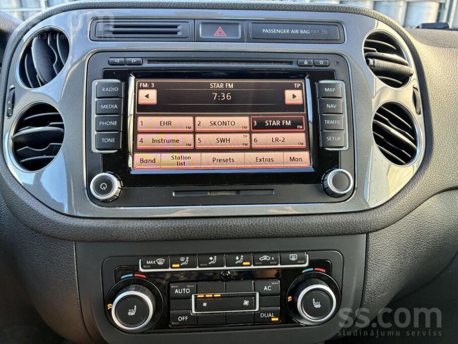 Zils Volkswagen Tiguan 2012 Valmiera, ar dzinēja tilpumu 2.00 L un nobraukumu 328 tūkst. km par 8500 €, foto 12 vietnē AUTOMOTO.COM.LV